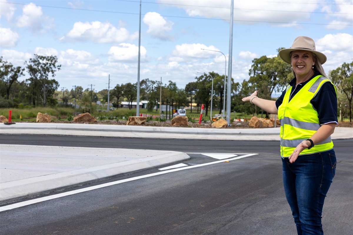 New Birkbeck Drive roundabout on track Rockhampton Regional Council