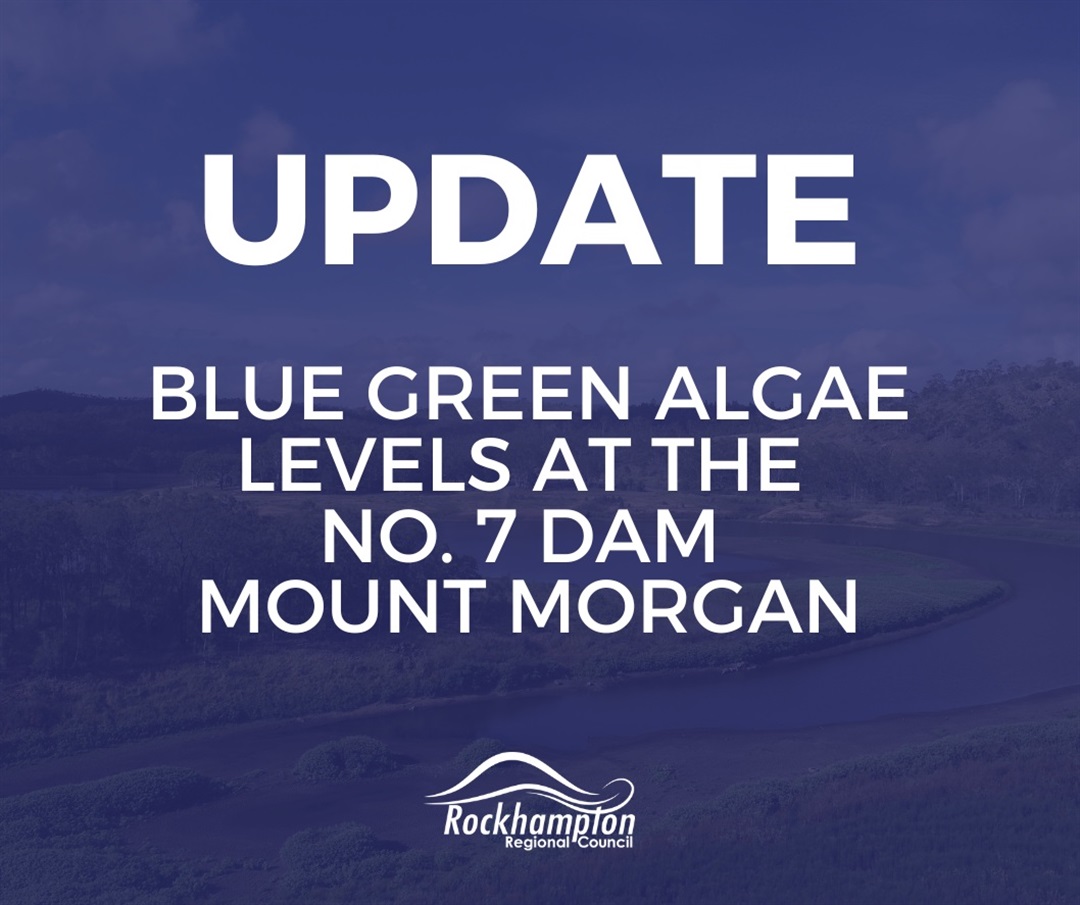 UPDATE: Blue Green Algae levels at No.7 Dam Rockhampton Regional Council