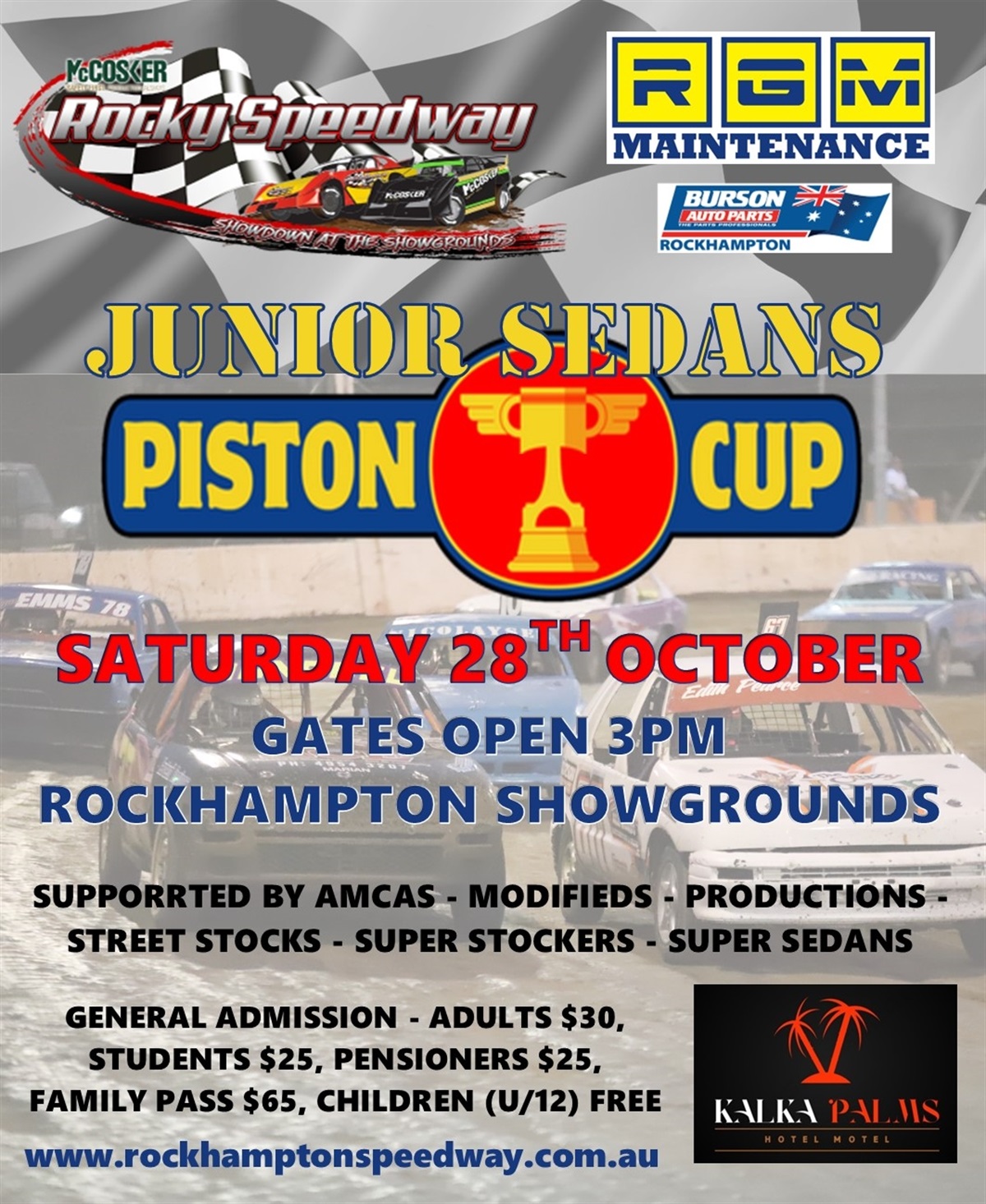 McCosker Rocky Speedway Junior Sedans Piston Cup Rockhampton Regional ...