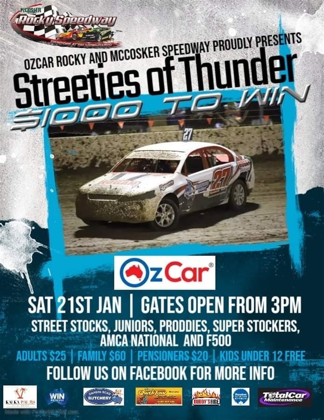 ROCKY SPEEDWAY STREETIES OF THUNDER Rockhampton Regional Council